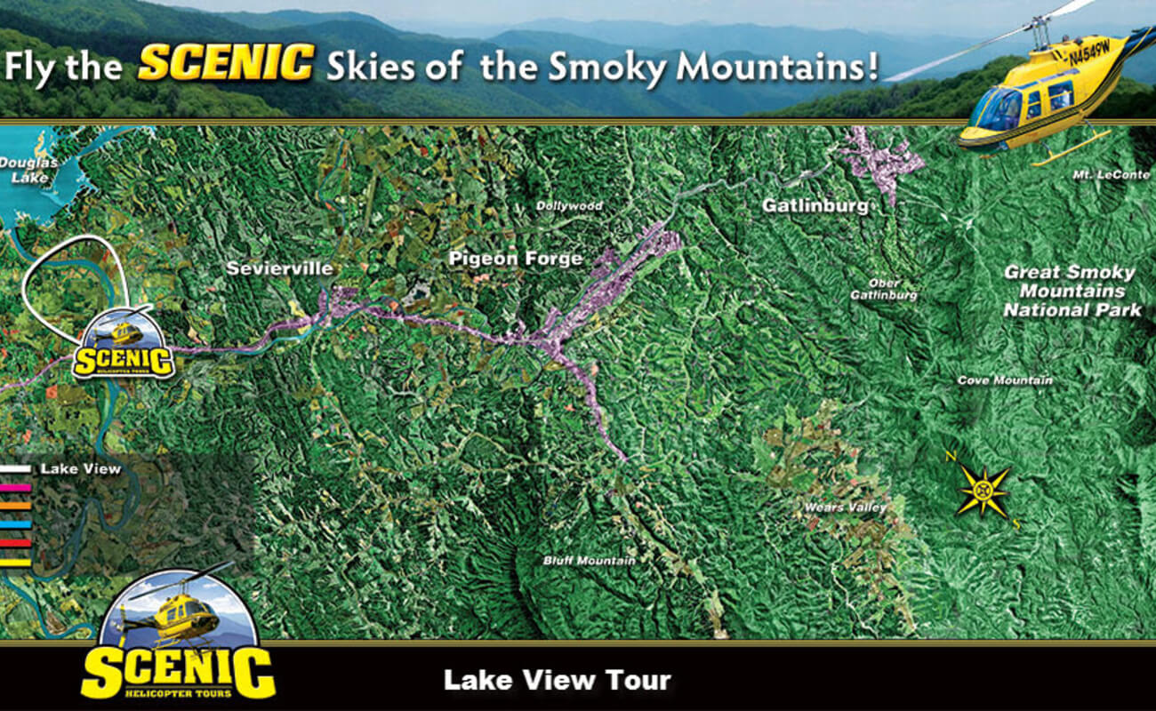 Lake View Tour | Scenic Helicopter Tours