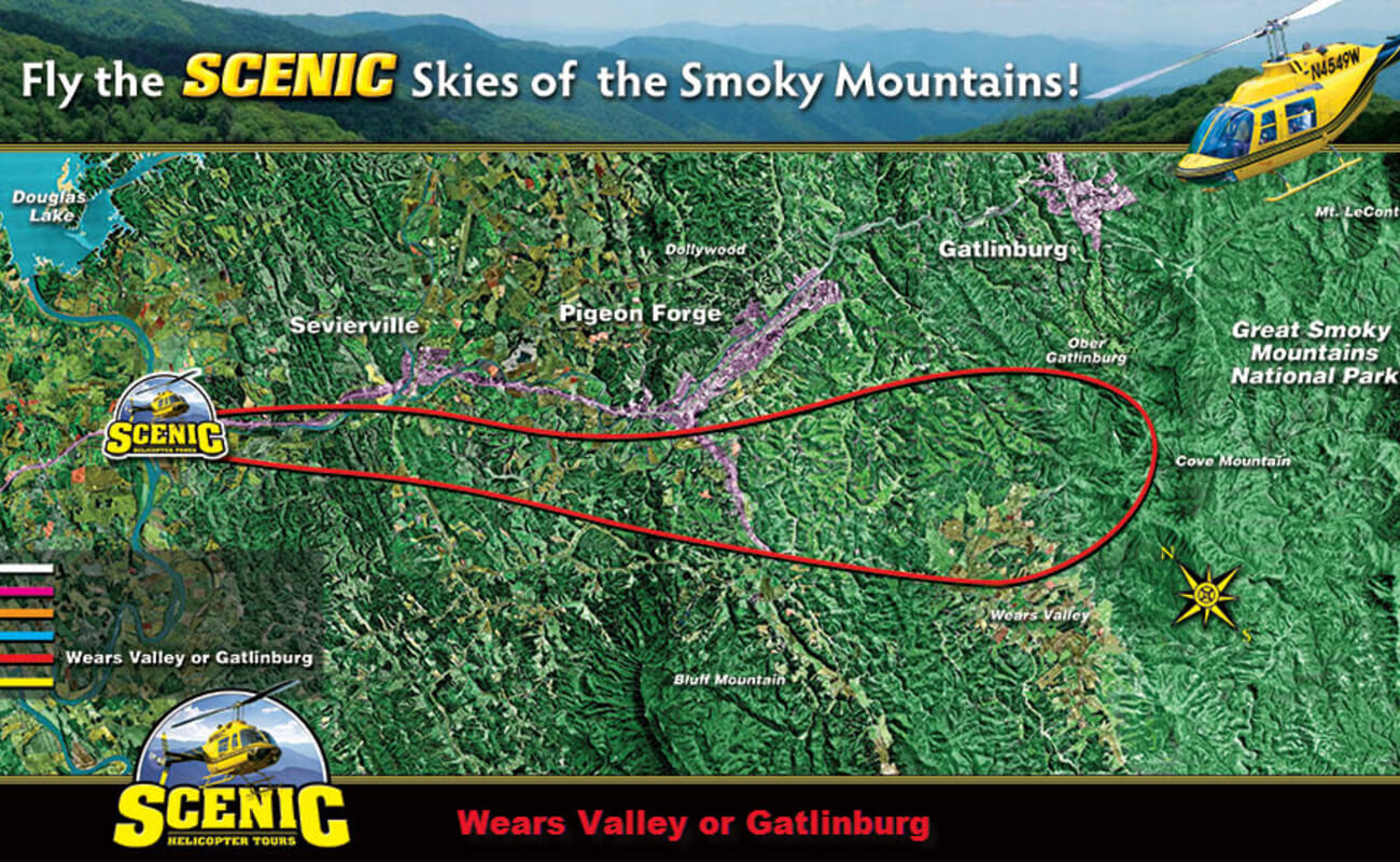 Wears Valley Tour | Scenic Helicopter Tours